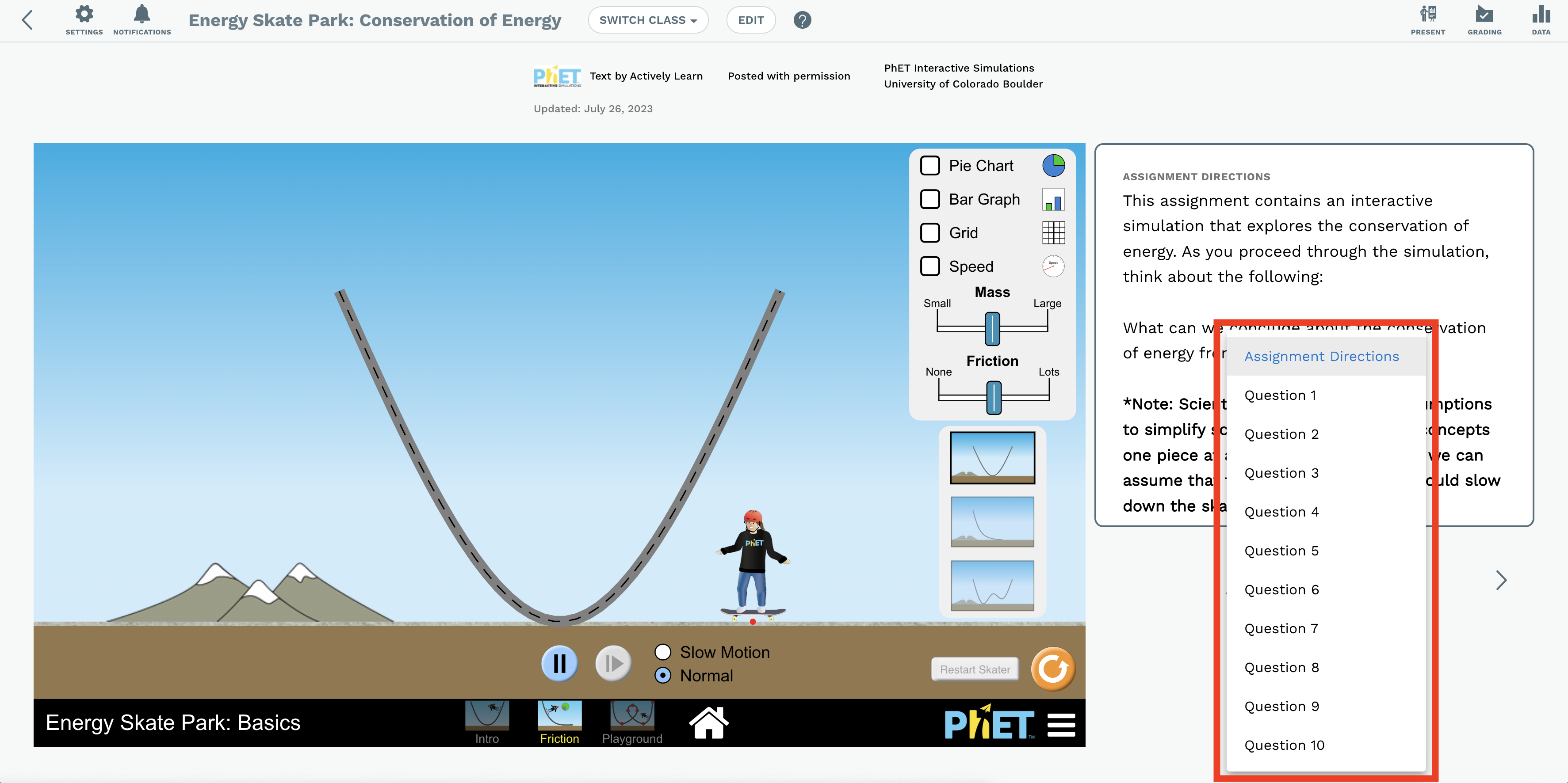 PhET simulations overview – Actively Learn