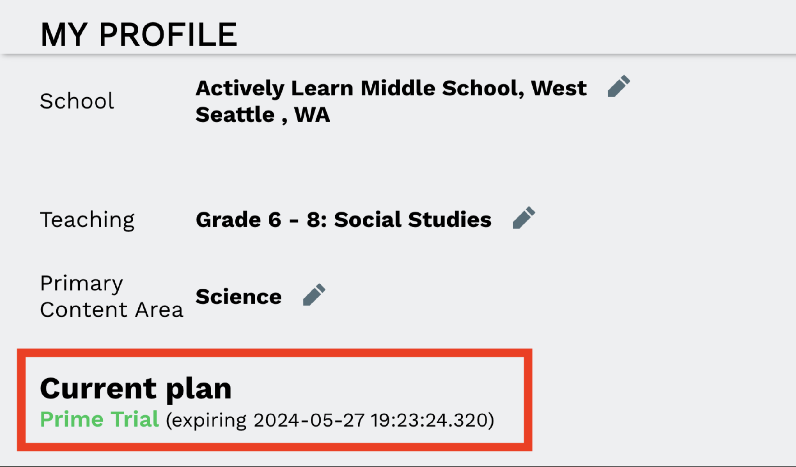 60 Day Free Prime Trial – Actively Learn