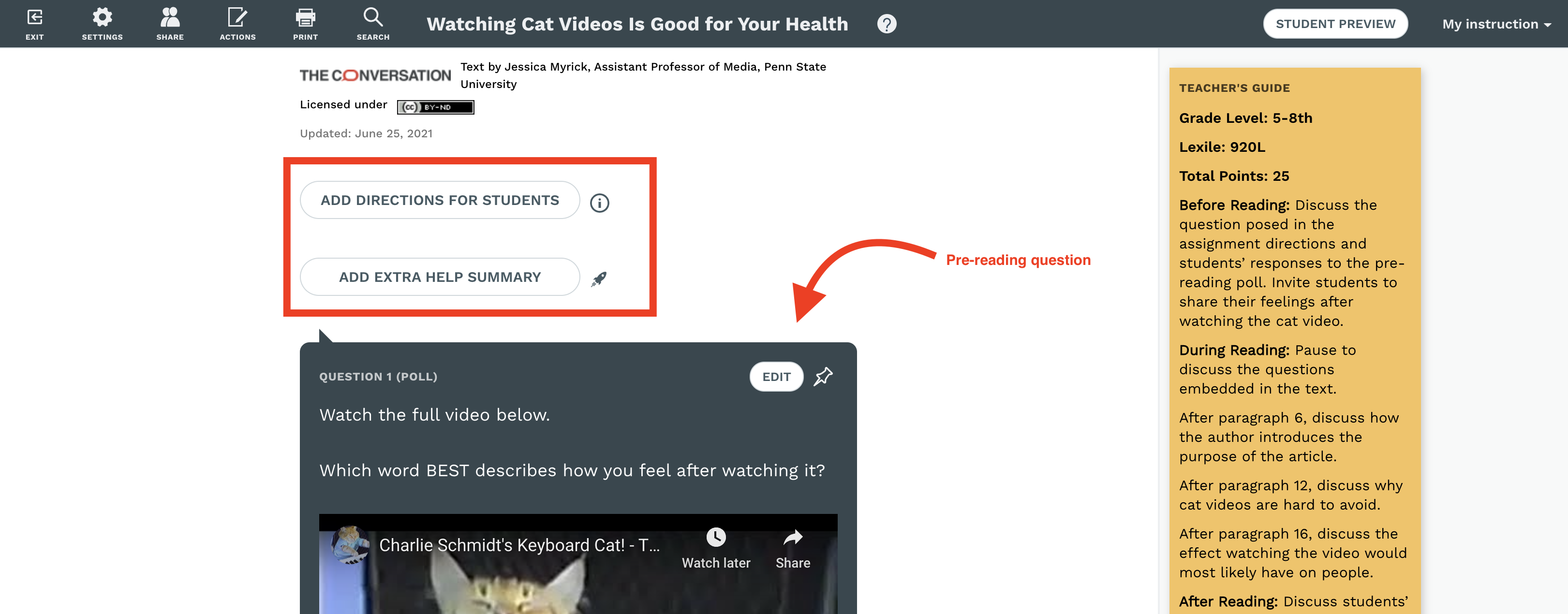 Customize your assignment – Actively Learn