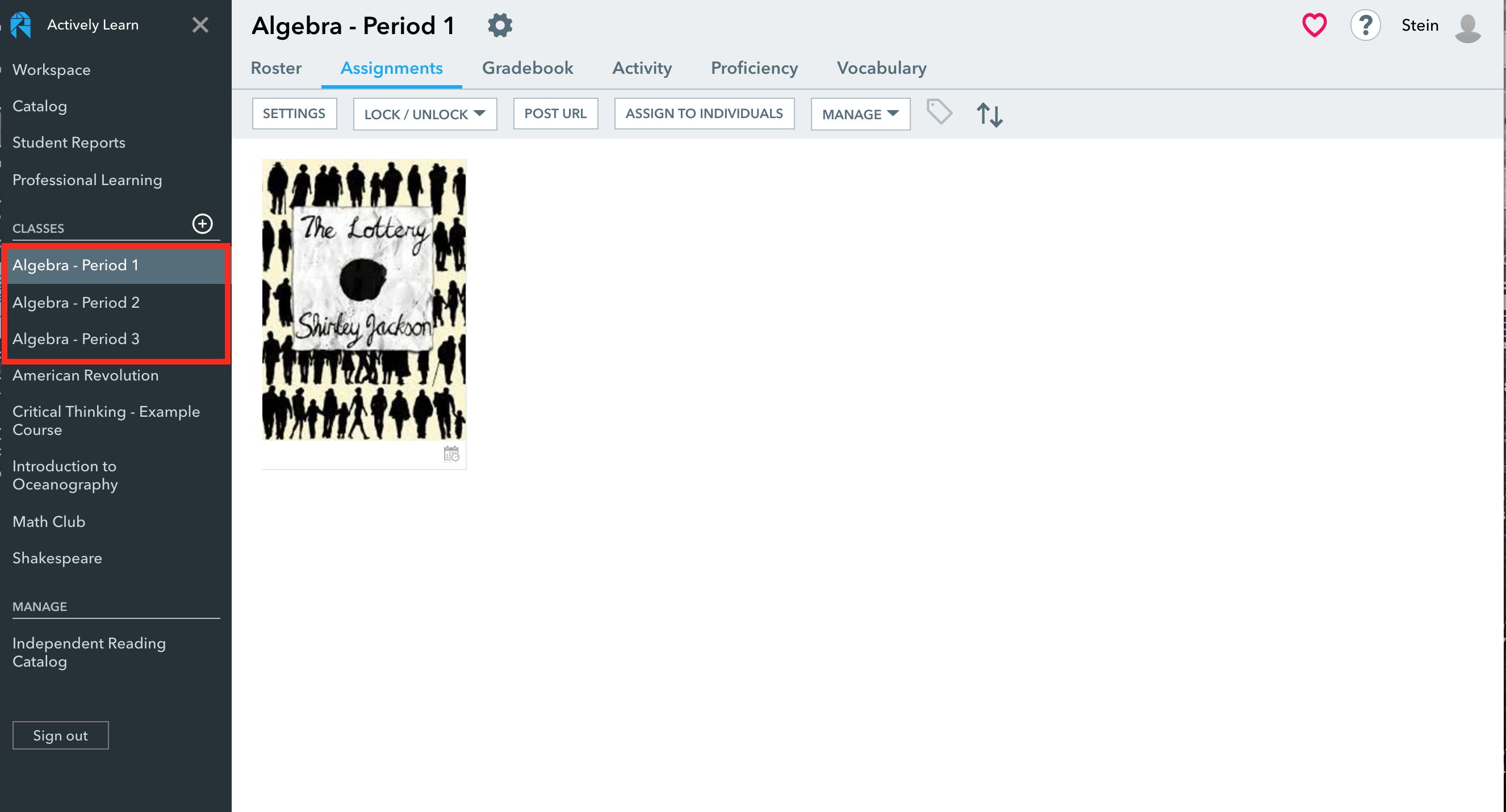 Edit class details with Canvas – Actively Learn