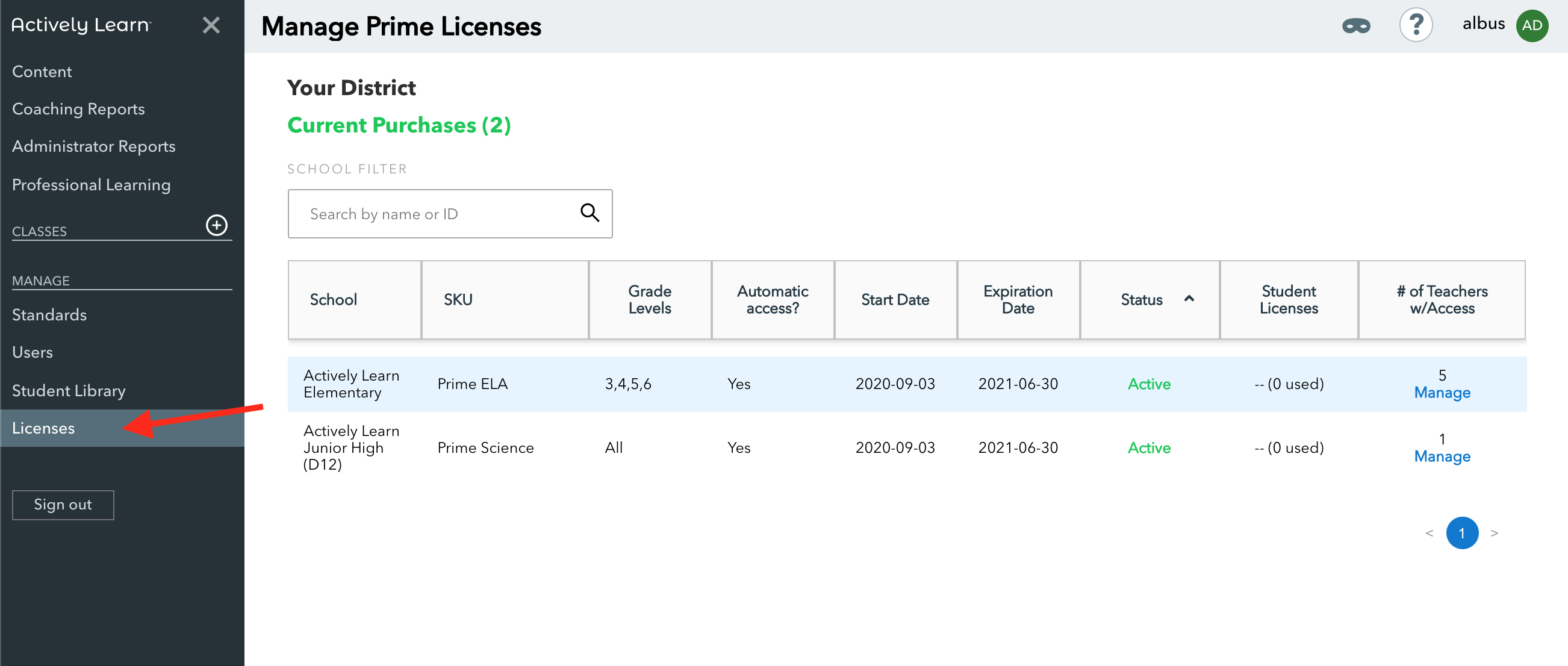 License Administrator